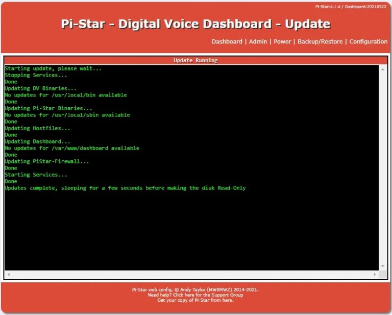 Pi-Star Settings for Hotspots – FreeDMR
